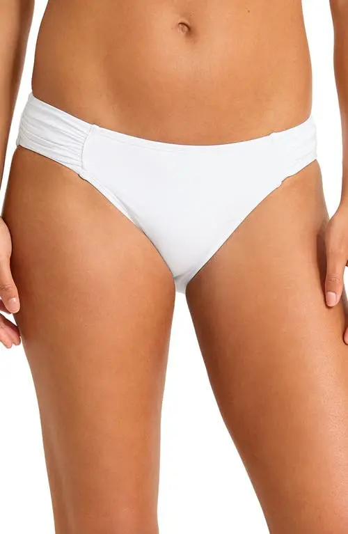 Tommy Bahama Pearl Hipster Upf 50+ Bikini Bottoms - White