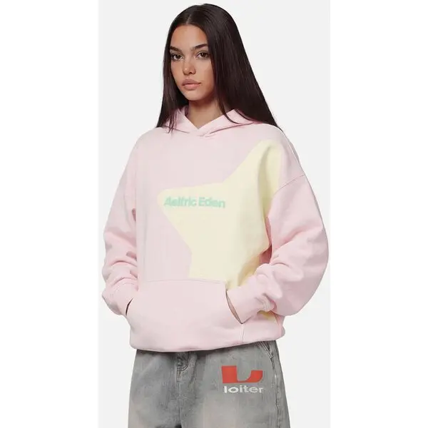 AELFRIC EDEN Incomplete Eden Star Hoodie - Pink