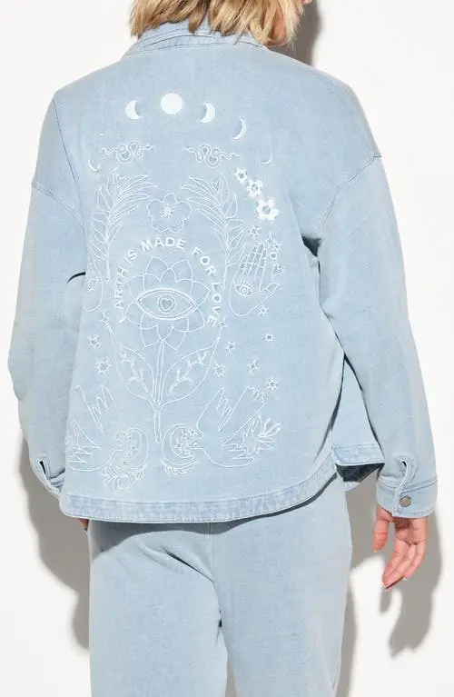 Spiritual Gangster Eye Bloom Button-up Shirt