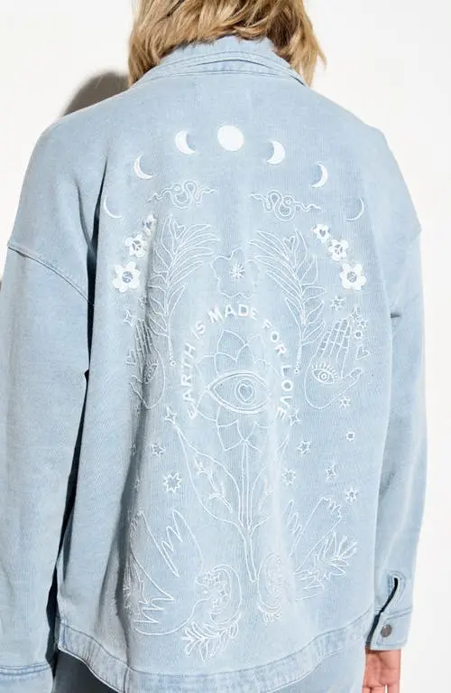 Spiritual Gangster Eye Bloom Button-up Shirt