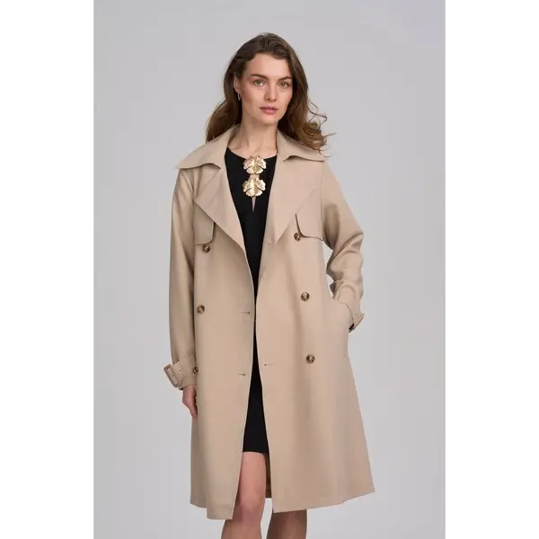 ELLE COLLECTION Classic Trench Coat