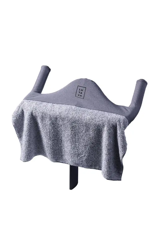 LUTAVA Antimicrobial Peloton Handle Cover - Grey/heather