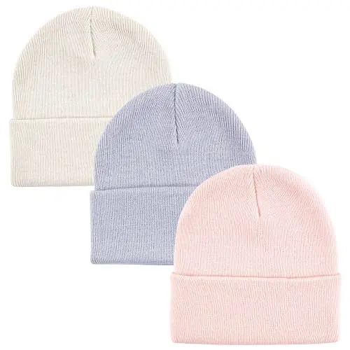 HUDSON BABY Cuffed Beanies - Lavender