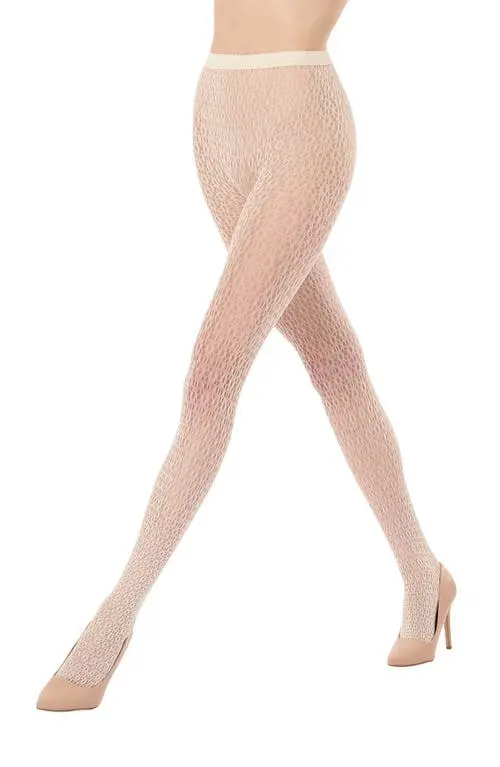 Wolford Daisy Net Tights - Buttercream