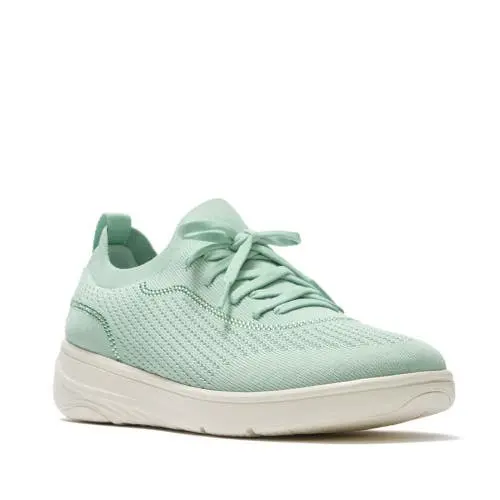 Fitflop Super-q Crystal-trim Sneakers - Mint Whisper