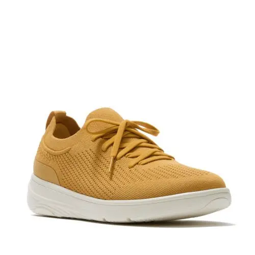 Fitflop Super-q Knit Slip-on Sneakers - Turmeric