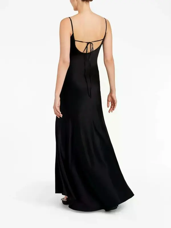 Cinq À Sept Side Slit Silk Dress