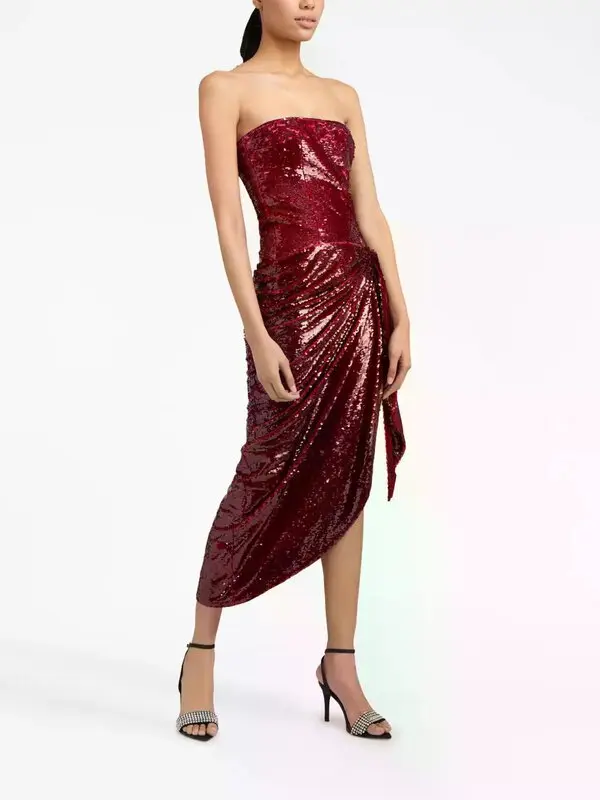 Cinq À Sept Shea Sequin Midi Dress