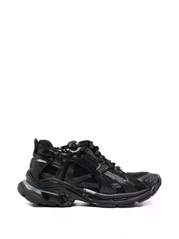 Balenciaga Runner Led Lace-up Sneakers - Black