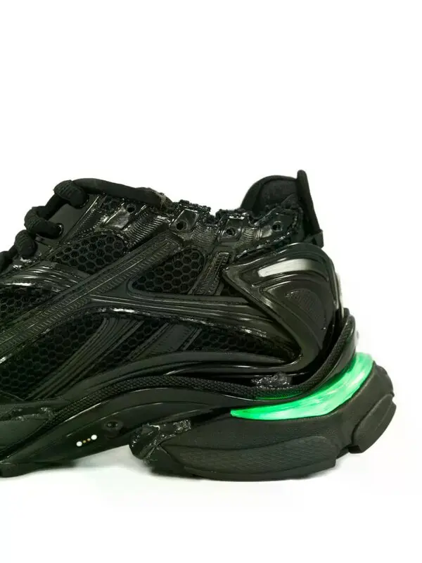 Balenciaga Runner Led Lace-up Sneakers - Black