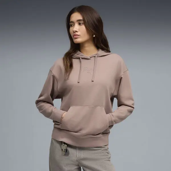 PUMA Essentials Script Hoodie - Beige