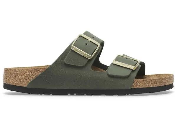 BIRKENSTOCK Arizona Oiled Leather Sandals - Thyme
