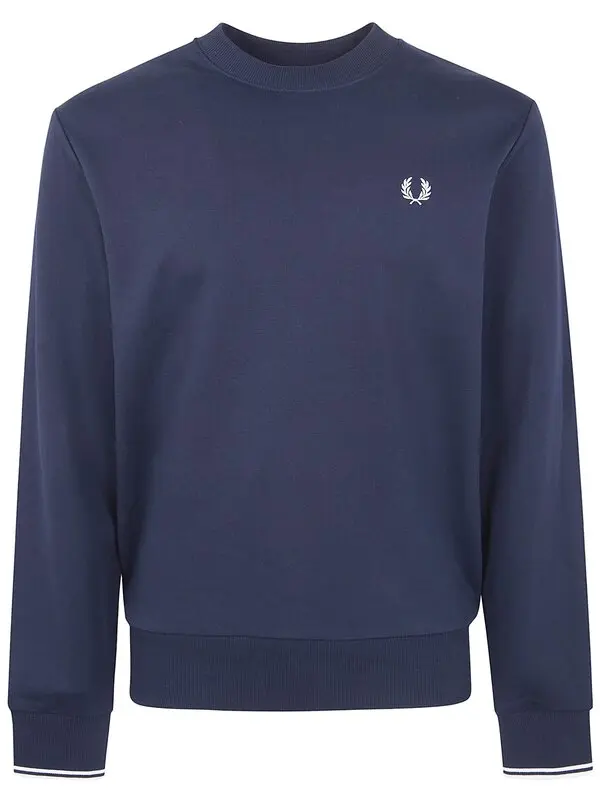 Fred Perry Crew Neck Sweatshirt - Blue