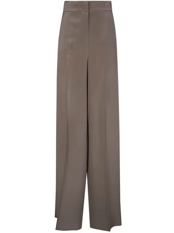 Max Mara Palanca" Wide Leg Trousers - Beige