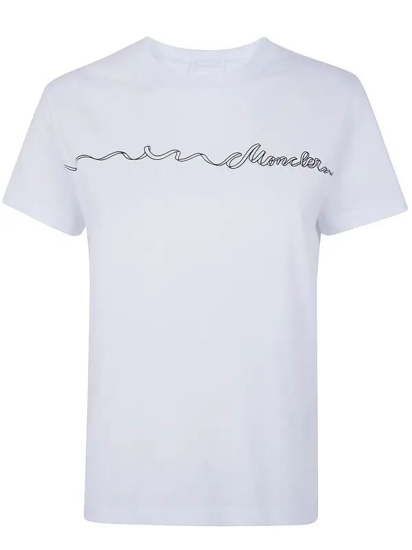 Moncler Emerized Jersey T-shirt - White