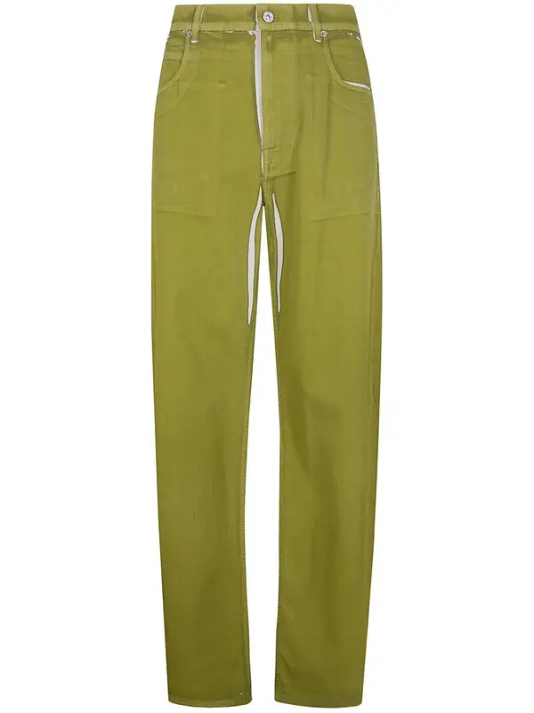Marni Wide Leg Trousers - Green