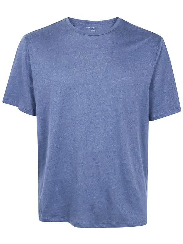 Majestic International Solid Short Sleeve Sweater