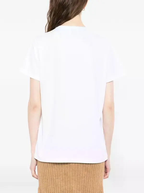 BARRIE Cashmere Patch Logo T-shirt