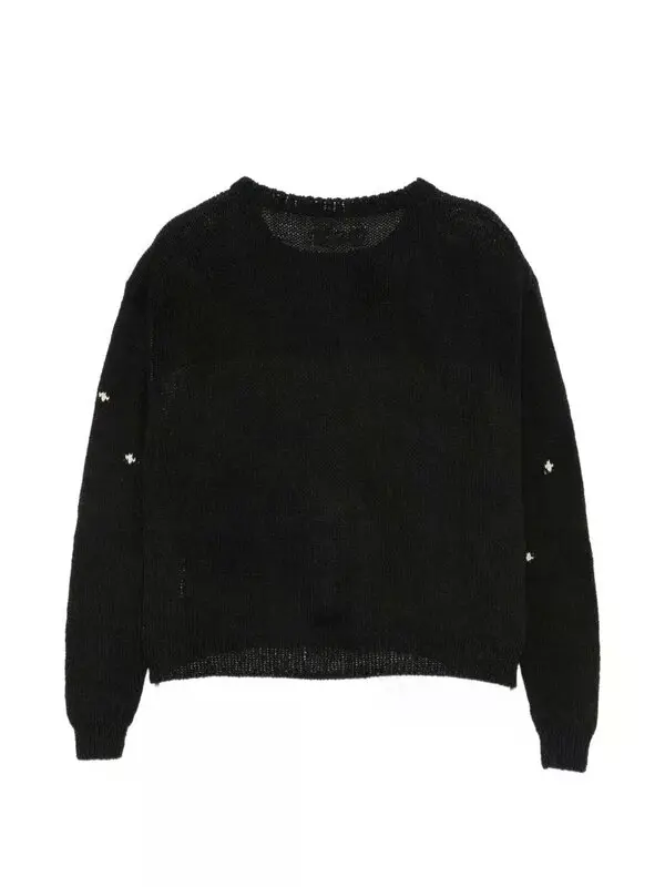 STORY MFG. Graphic Knitted Jumper - Black