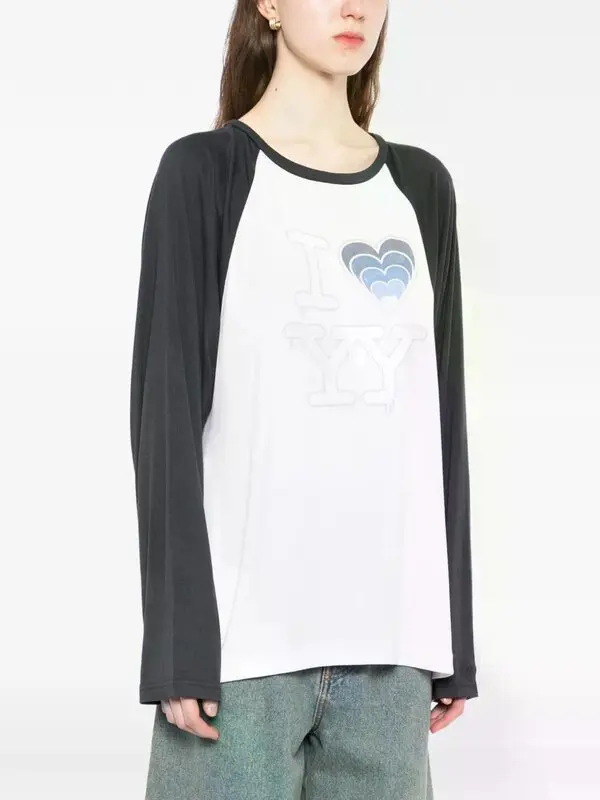 OPEN YY Logo-print T-shirt