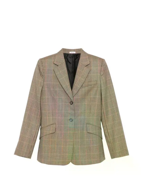Alexander McQueen Country Check Single-breasted Blazer