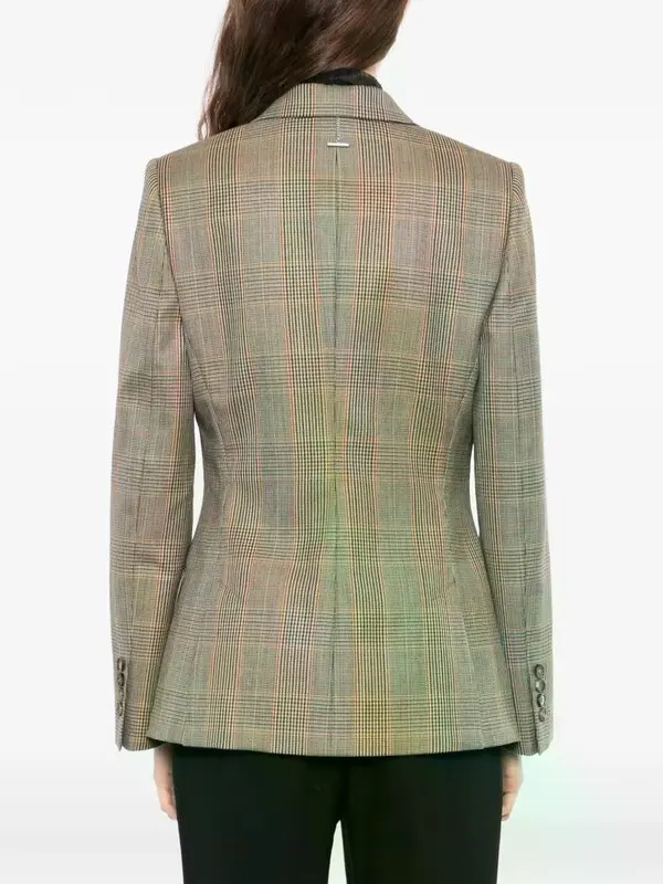 Alexander McQueen Country Check Single-breasted Blazer
