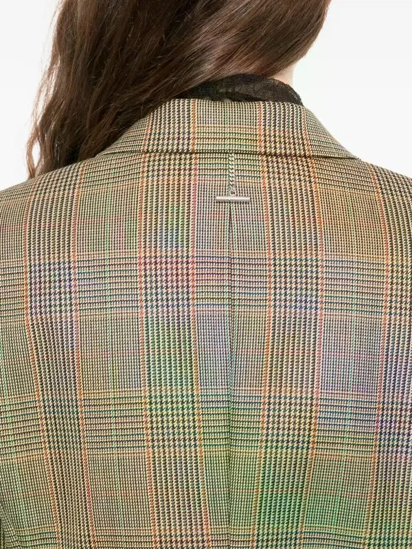 Alexander McQueen Country Check Single-breasted Blazer