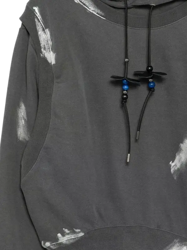 Andersson Bell Metallic Painted Hoodie