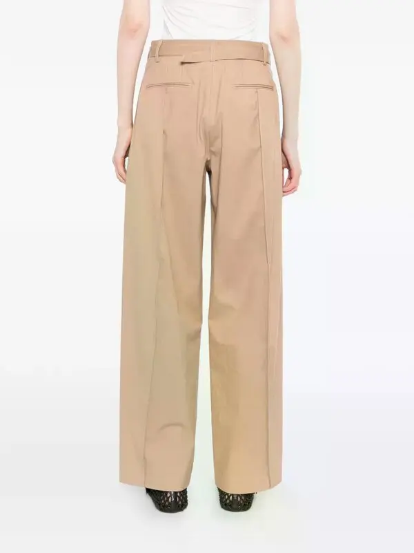 Co Collection Pleated Belted Trousers