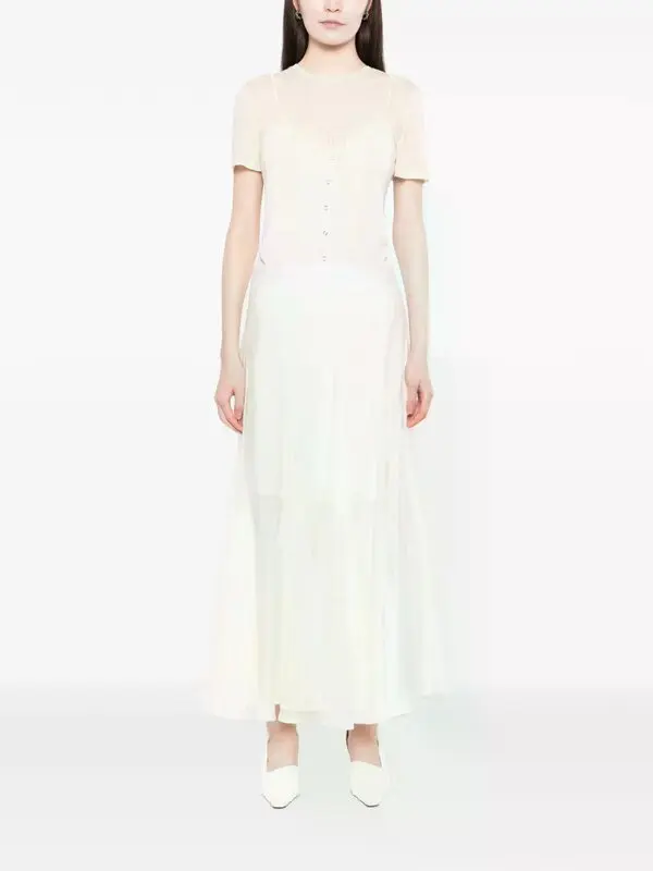 YCH Fluted Tiered Skirt