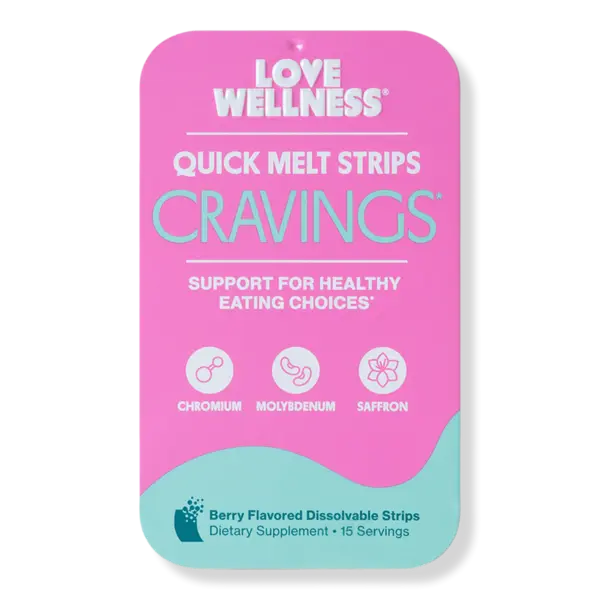 LOVE WELLNESS Cravings Quick Melt Strips - One-color