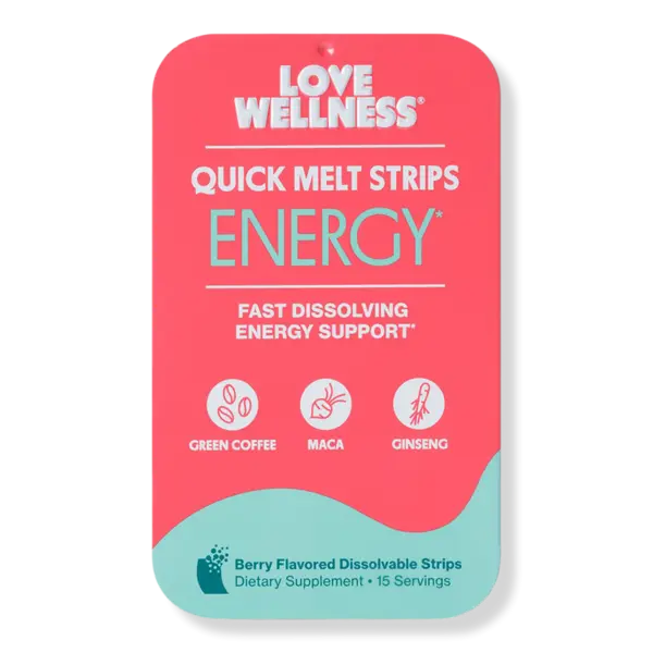 LOVE WELLNESS Energy Quick Melt Strips - One-color