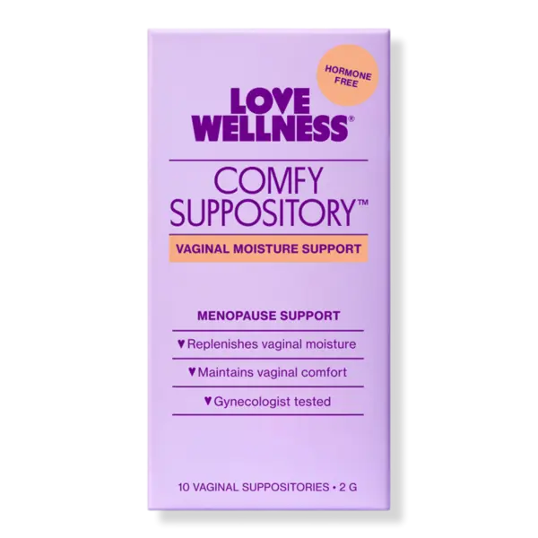 LOVE WELLNESS Comfy Suppository: Vaginal Moisture Support - One-color
