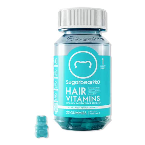 SUGARBEAR Hair Vitamin Kosher Gummy Multivitamin + Extra Strength Biotin