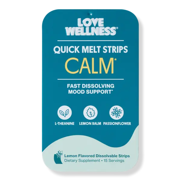 LOVE WELLNESS Calm Quick Melt Strips - One-color