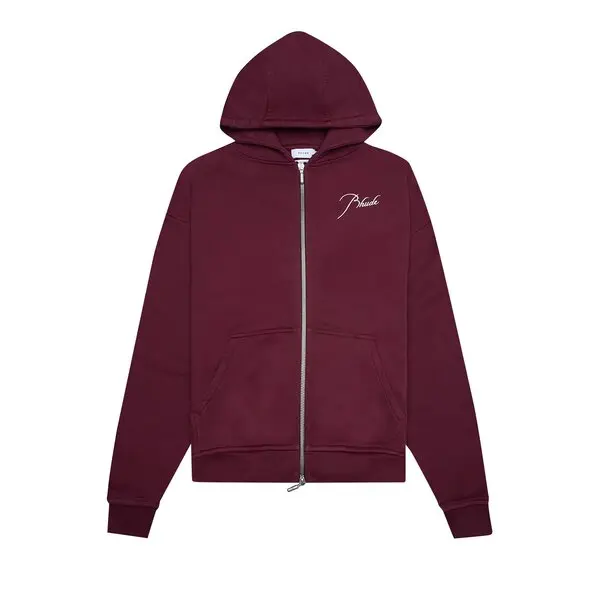 Rhude Zip Up Hoodie