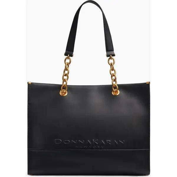 Donna Karan New York Merino Tote - Blk/gold