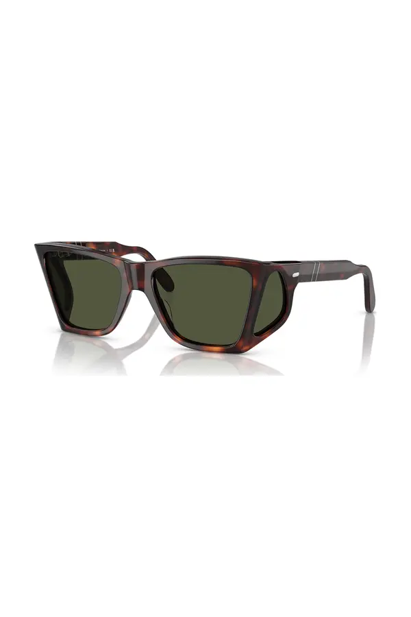 Persol Tortoise Rectangle Sunglasses - Green