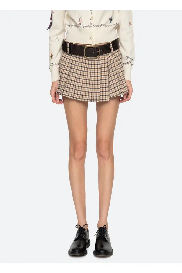 Sea Savannah Plaid Skort