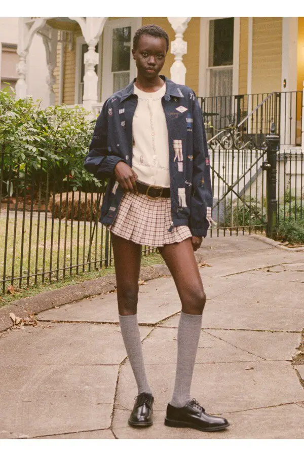 Sea Savannah Plaid Skort
