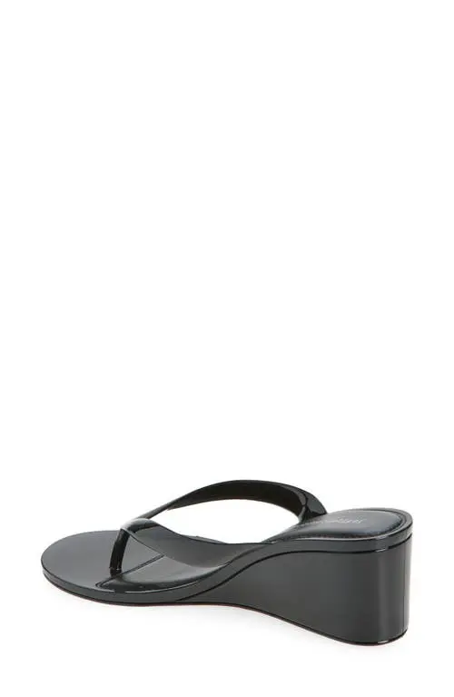 Jeffrey Campbell Gigabyte Wedge Flip Flop - Black