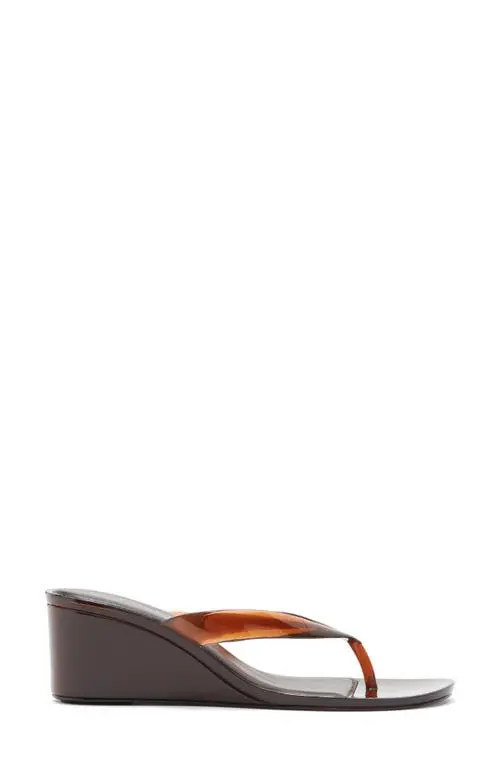 Jeffrey Campbell Gigabyte Wedge Flip Flop - Brown