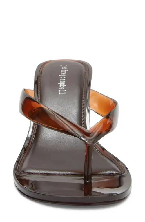 Jeffrey Campbell Gigabyte Wedge Flip Flop - Brown