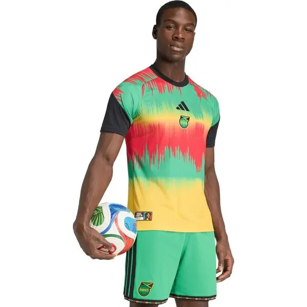 Adidas Jamaica National Team 2026 Pre-match Training Jersey - Green