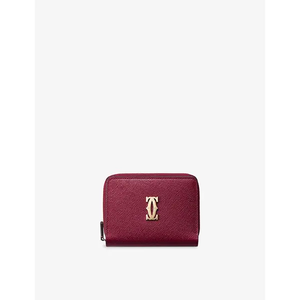 Cartier C De Leather Wallet - Red