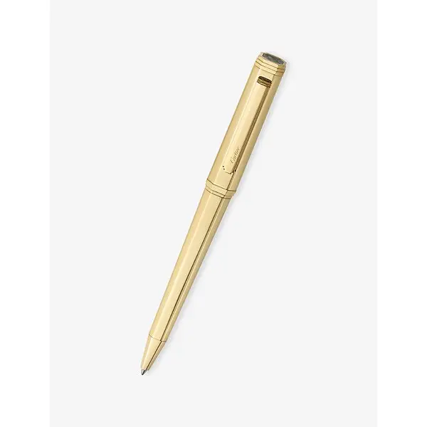 CARTIER Vendôme Louis Brushed-metal Ballpoint Pen - Gold
