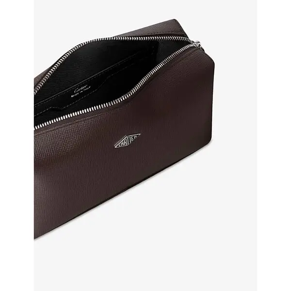 Cartier Losange Leather Crossbody Bag - Brown