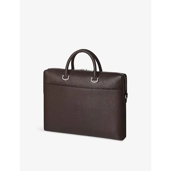 Cartier Leather Briefcase - Brown