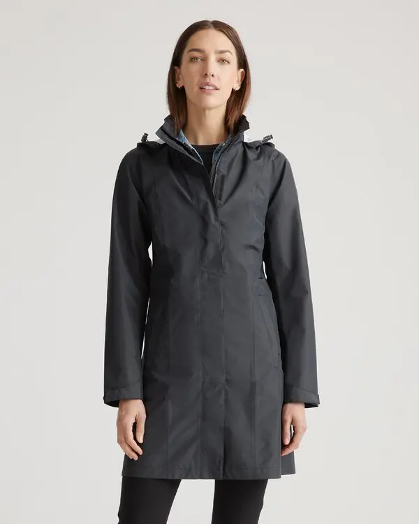 Quince Weather Proof Long Rain Shell Jacket