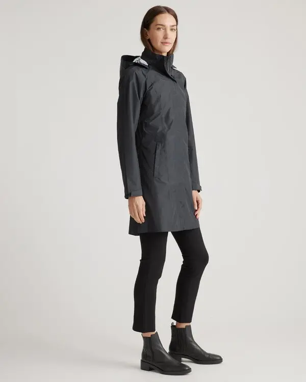Quince Weather Proof Long Rain Shell Jacket